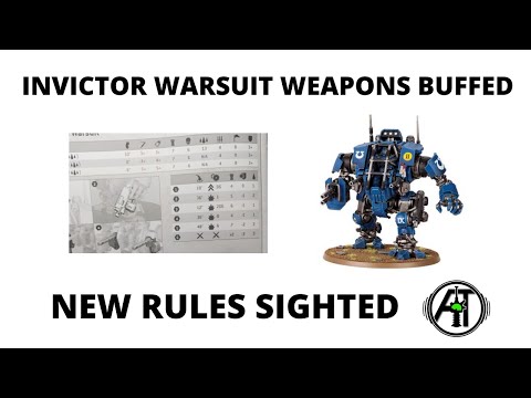 Warhammer 40K: Updated Invictor Warsuit Stats Sighted - Bell of Lost Souls