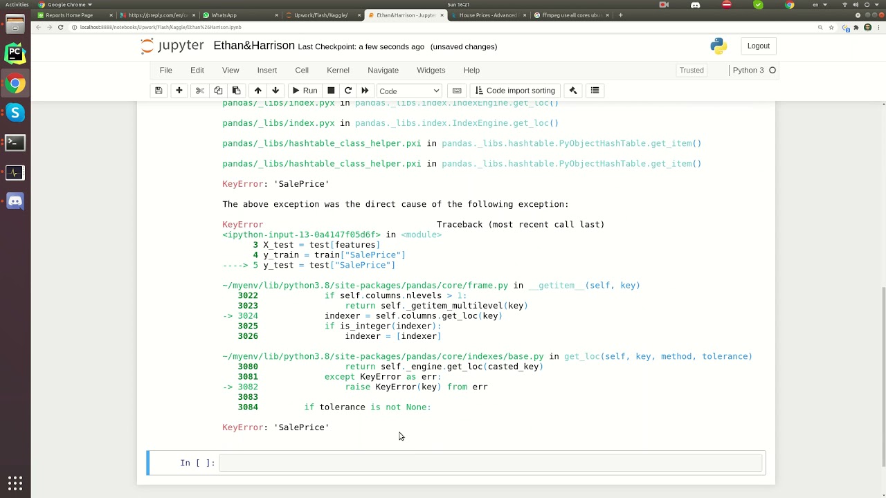 Making a submission to Kaggle competitions