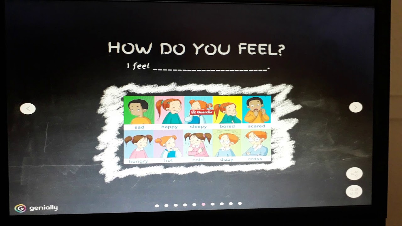 Using genially to create a daily routine activity