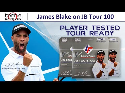 James Blake on His String: Laserfibre JB Tour 100 | Tennis Express