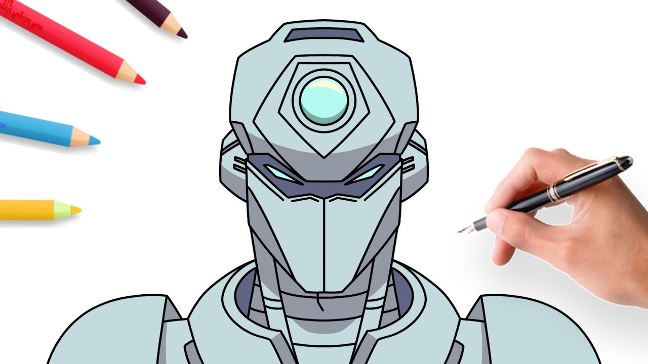 How to draw Tech Jacket ( Invincible ) step by step | easy comic art