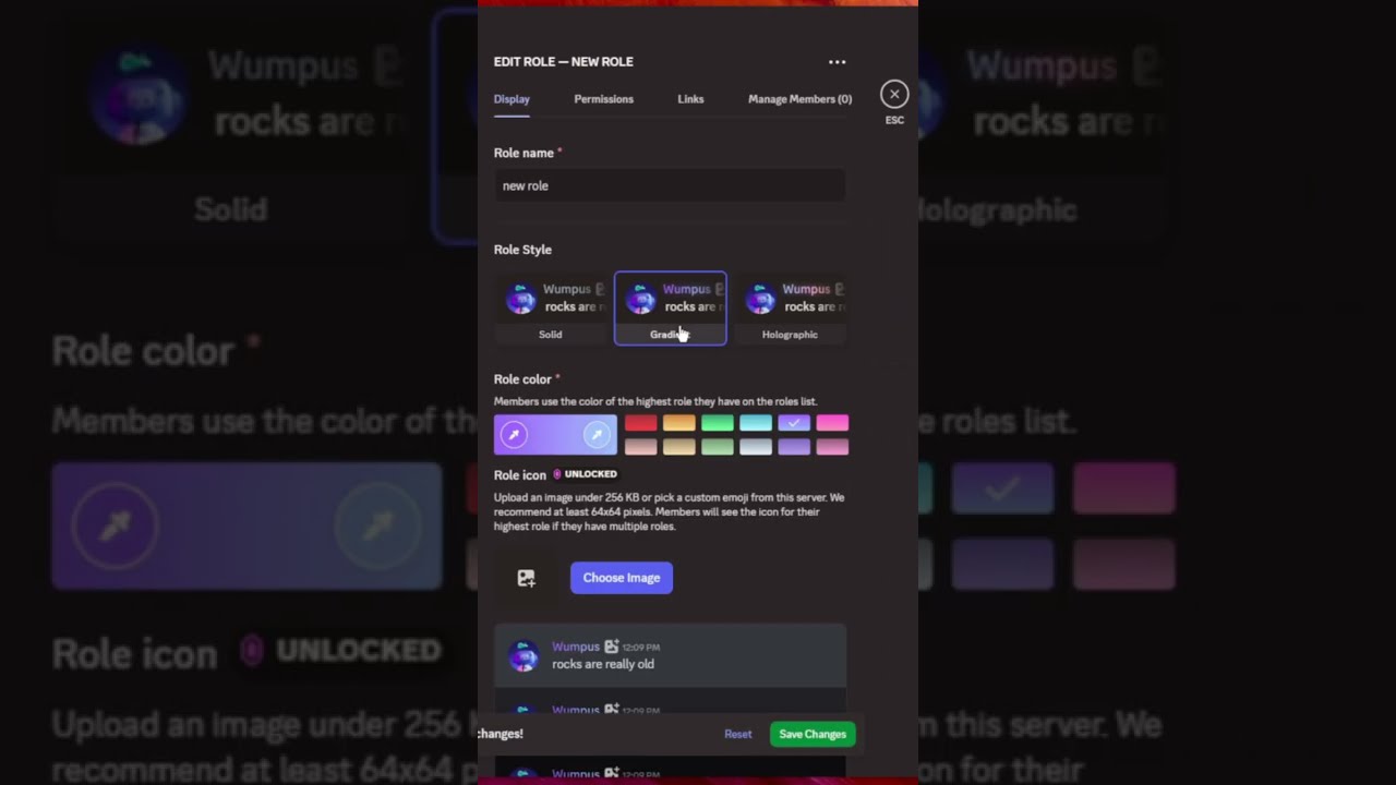 How to Make a Gradient Discord Role in 8 Seconds 🎨 Enhanced Role Style Tutorial