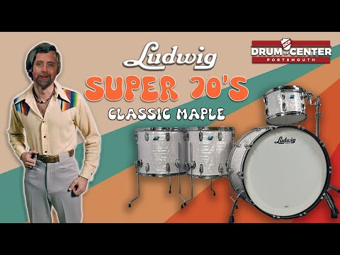 Ludwig Classic Maple 5pc Drum Kit w/2 Double Tom Stands & | Reverb
