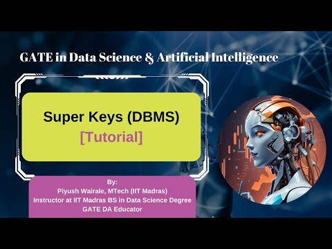 How to find number of super keys Video Lecture - Crash Course for GATE ...