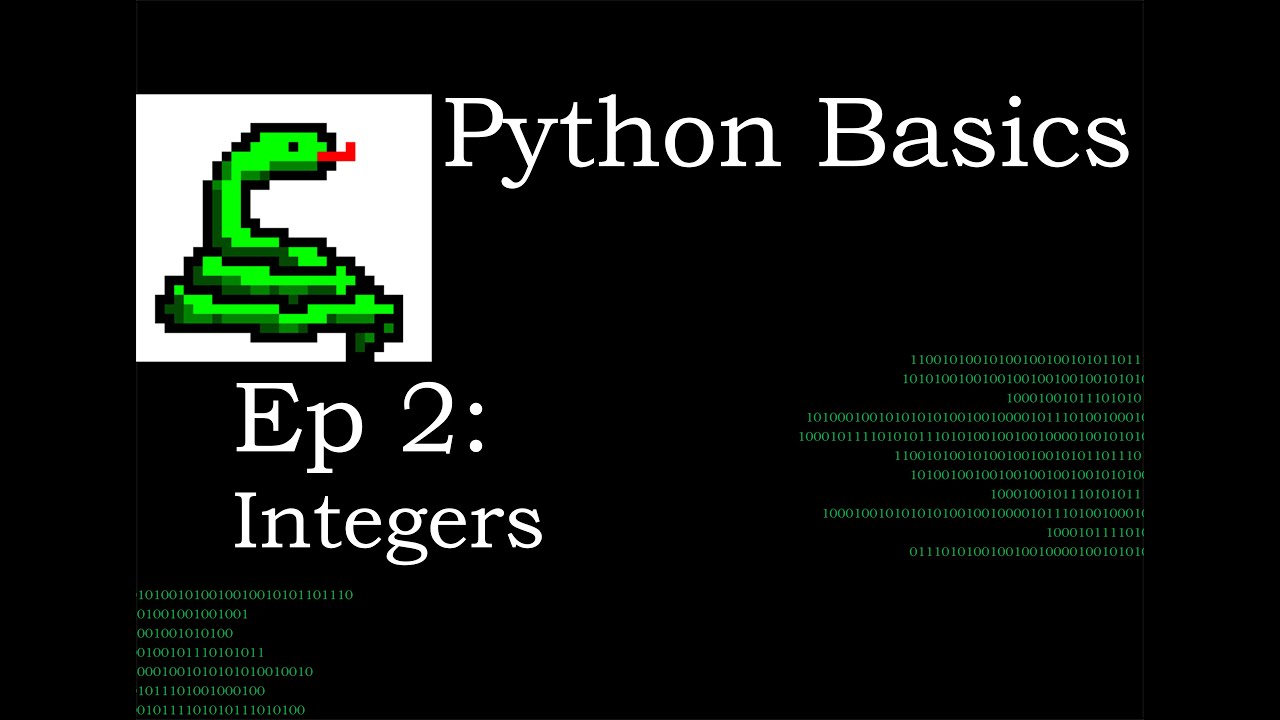 Python Basics What Are Integers