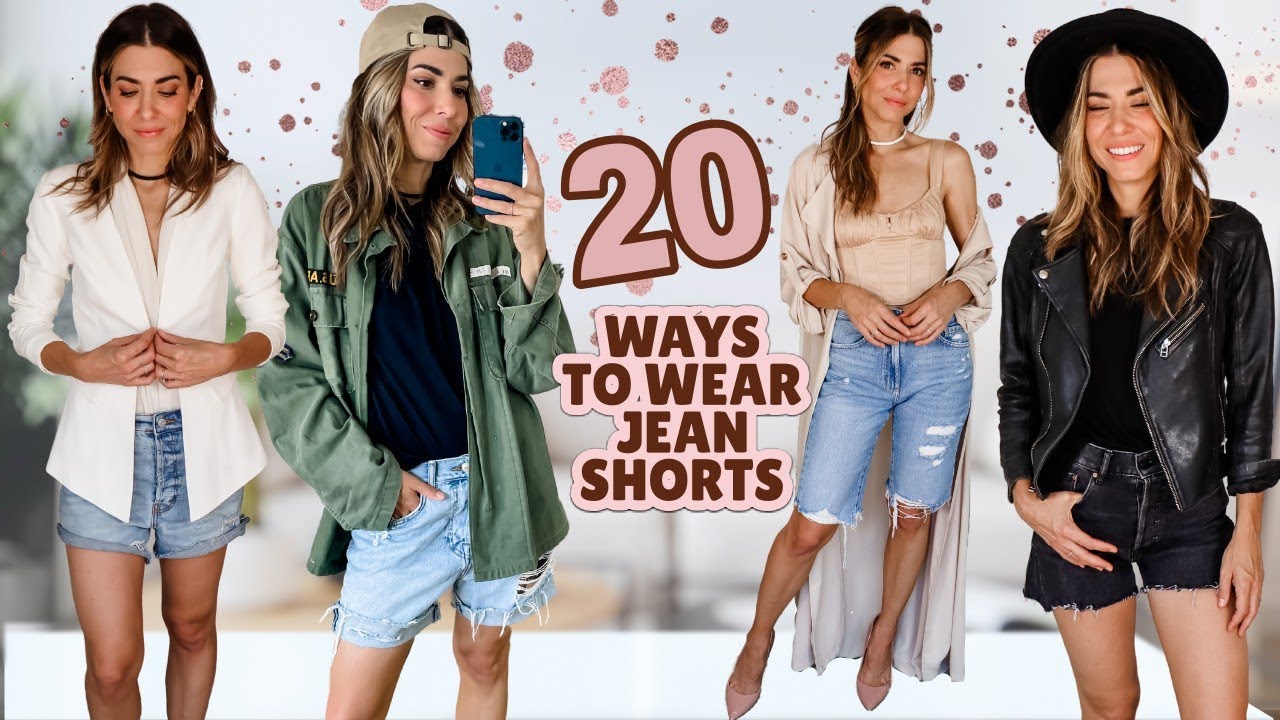 How To Style JEAN SHORTS | 20 Summer OUTFIT IDEAS! | DIY w/ Orly Shani