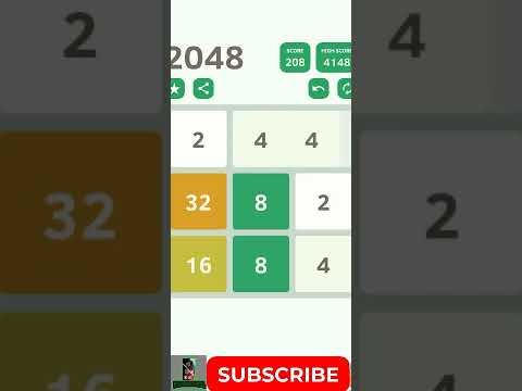 How To Beat 2048 (Best Strategy Tips For Beating 2048 Game Tile) | how to play 2048💚💙💜🤎