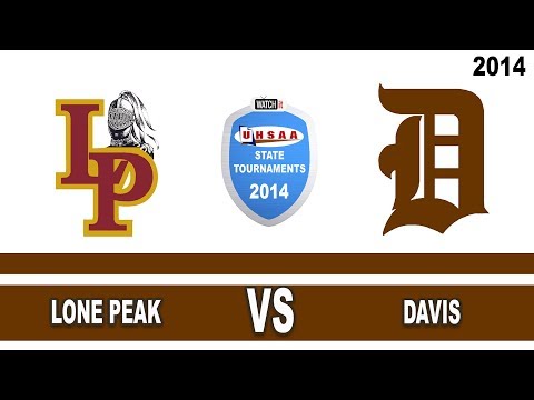5A Boys Basketball: Lone Peak vs Davis High School UHSAA 2014 State Tournament Semifinals