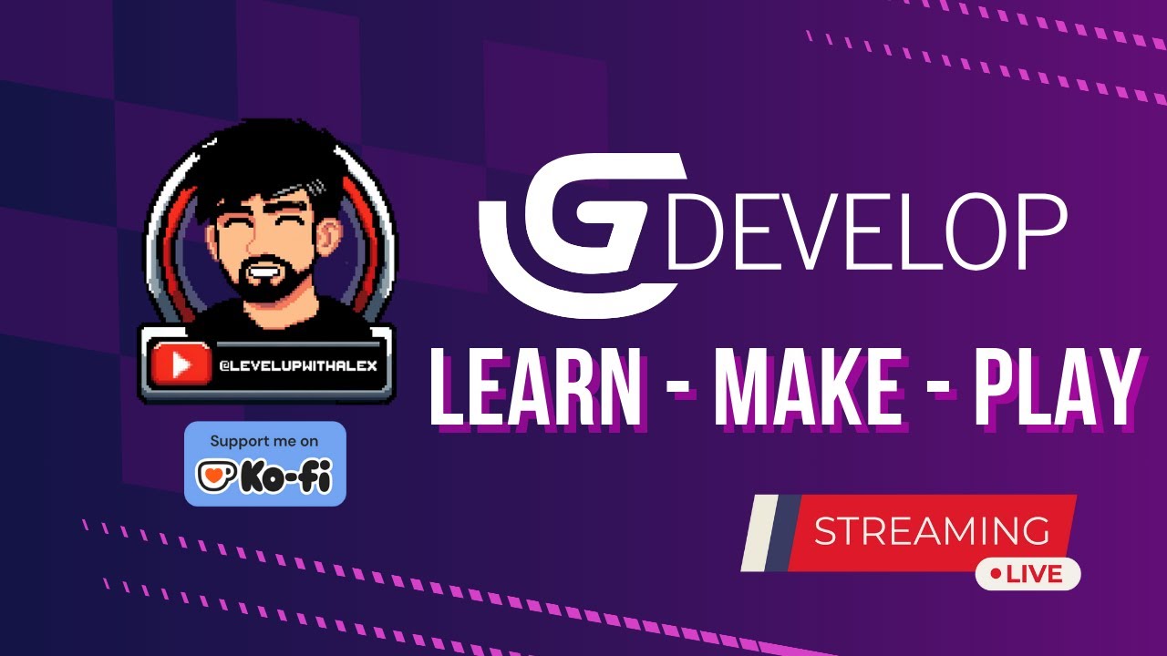 Learn Gdevelop5 | LIVE STREAM | JOIN NOW!