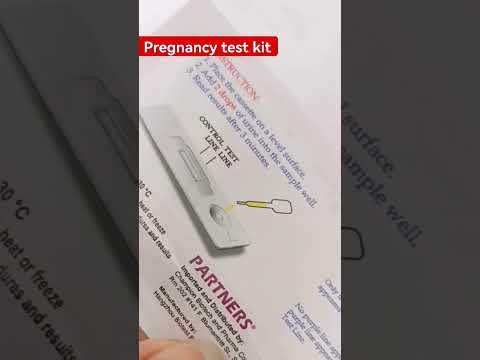 Pregnancy test kit hCG cassette #laboratory #pregnancytest #pregtestkit
