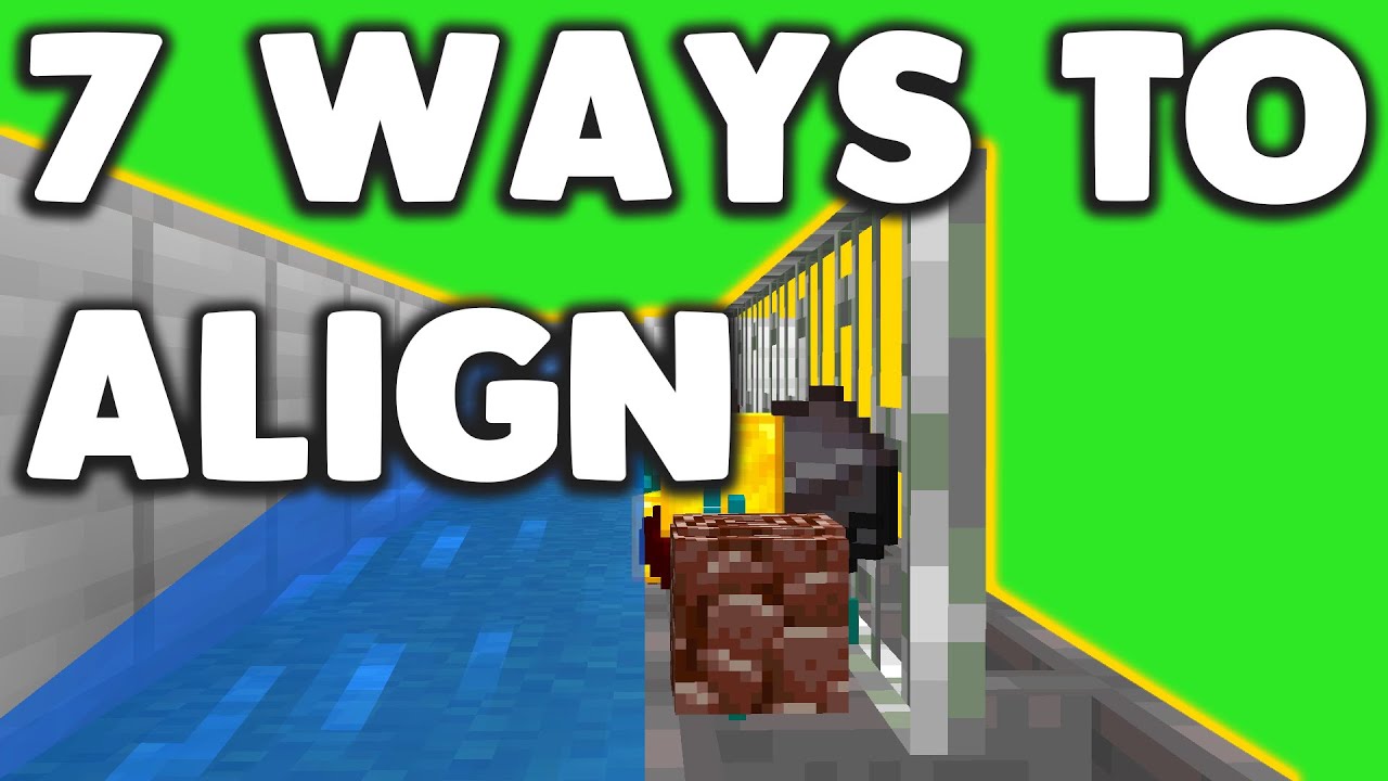 How To ALIGN Items In A Water Stream | Different Ways To Align Items In Minecraft | Item Alignment