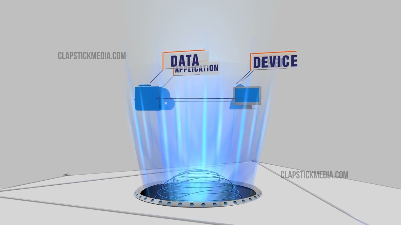 corporate cloud security   3d explainer video