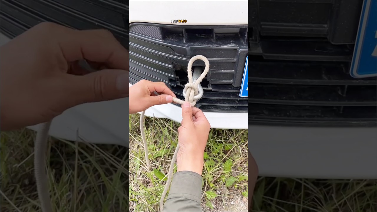 Emergency Towing Hack: Easy Rope Trick to Pull Vehicles