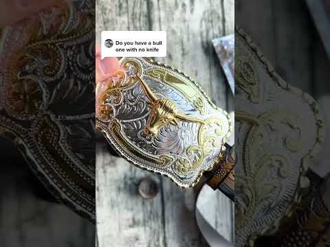 Do you like this western bull belt buckle #westernfashion #beltbuckle #belt #longhorn
