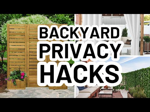 5 INEXPENSIVE BACKYARD PRIVACY IDEAS