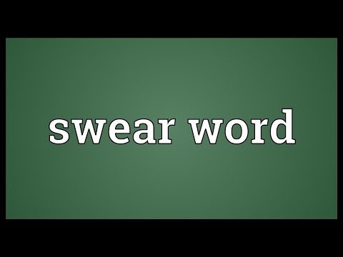 Swear word Meaning