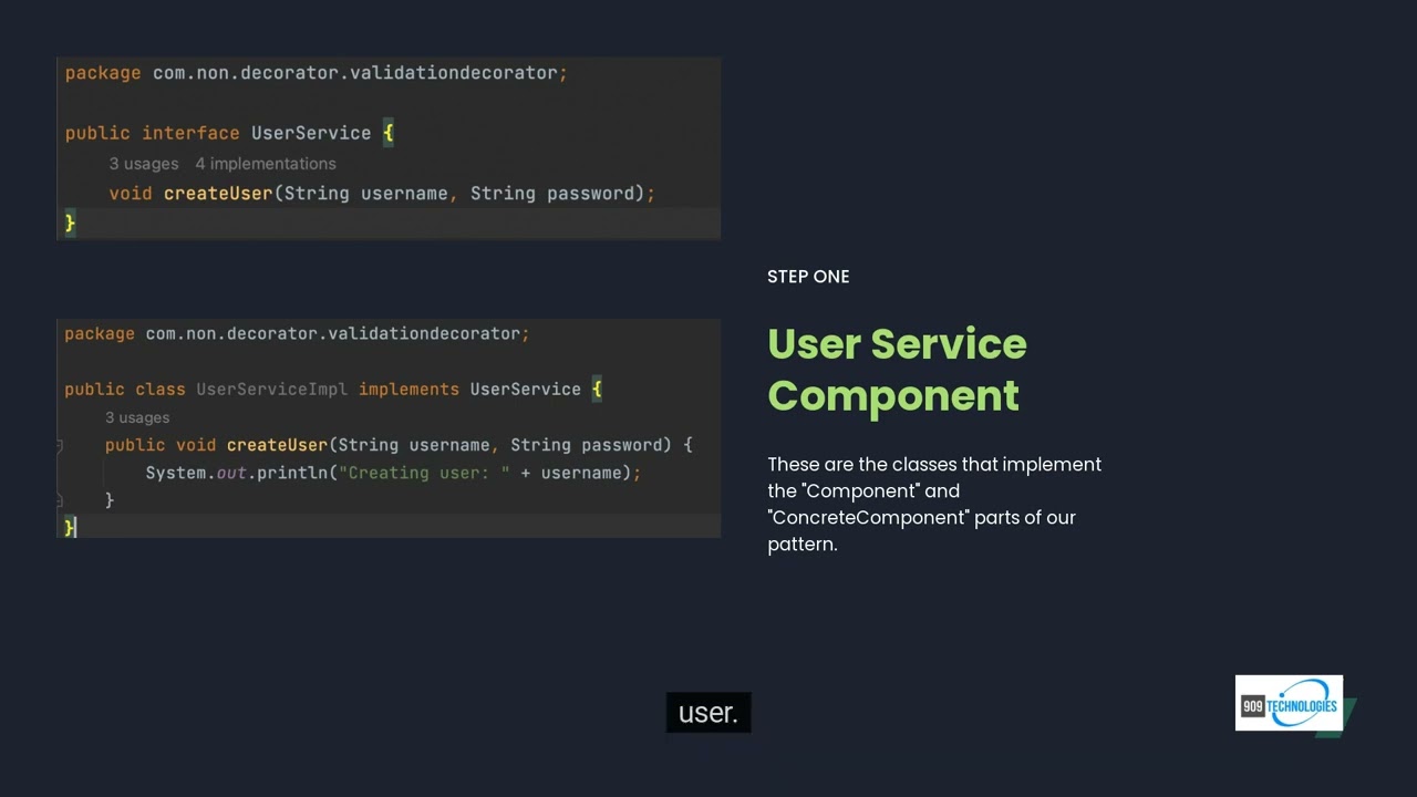 Input Validation using Decorator Pattern in Java