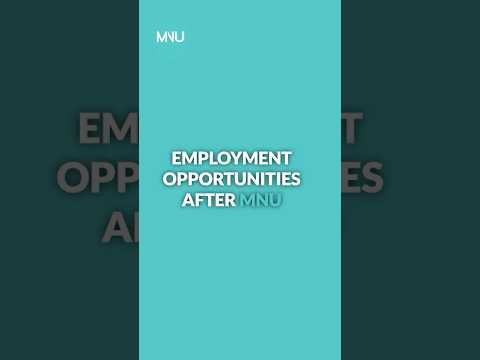 Employment Opportunities After MNU
