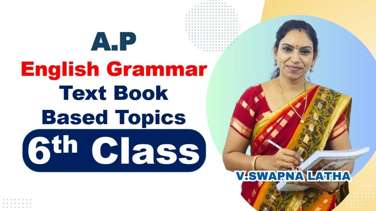 A.P TET+DSC English Grammar Textbook Topics - Class-6
