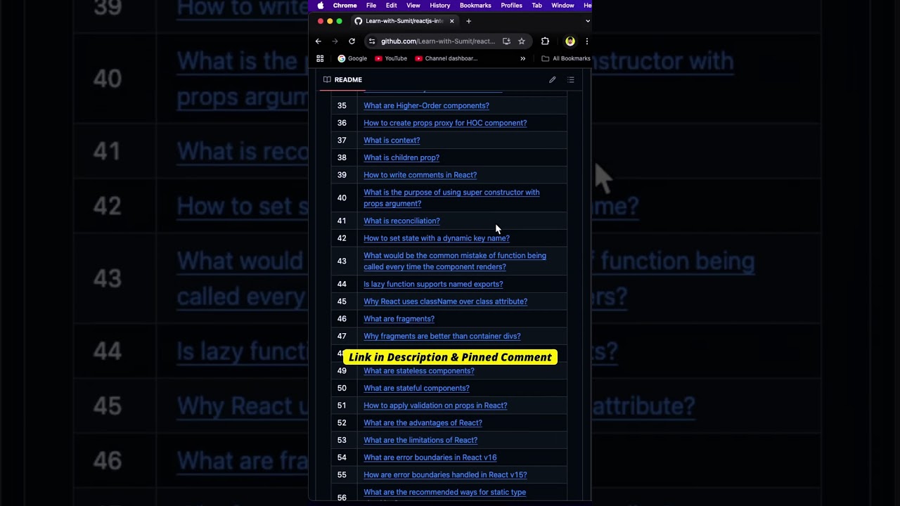 300+ React JS Interview Questions  #codingmaster #coding #reactjs