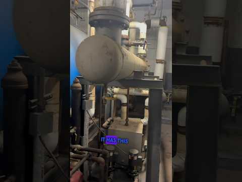 Heat exchanger on a steam boiler. #steam #hydronics #heating #heat #boiler #plumbing #plumbingvideos