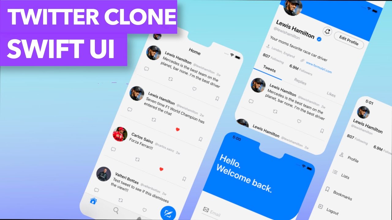 🔴 Let's Build Twitter with SwiftUI (iOS 15, Xcode 13, Firebase, SwiftUI 3.0)