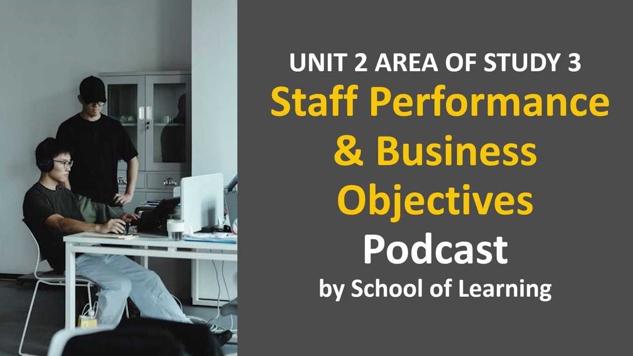 Staffing, Productivity & Profit (Unit 2, AOS 3)