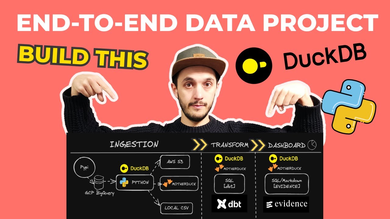 DuckDB & Python | End-To-End Data Engineering Project (1/3)