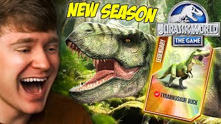 JURASSIC PARK BULL T-REX the NEW SEASON! - Jurassic World The Game