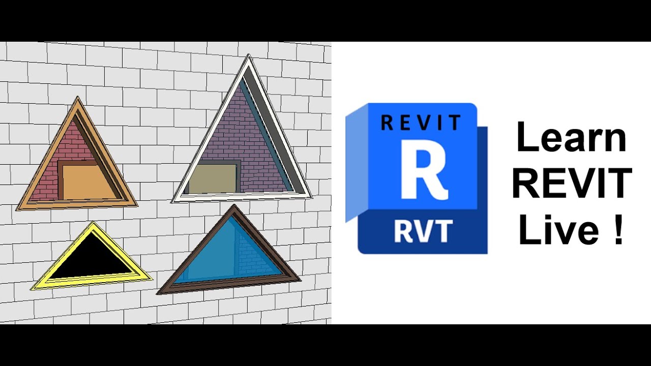 REVIT Triangular Parametric Window Family Tutorial