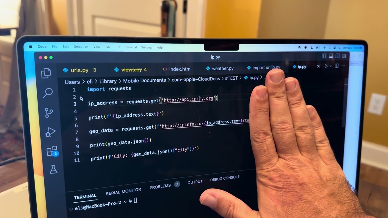 External IP Address and Geolocation with Python