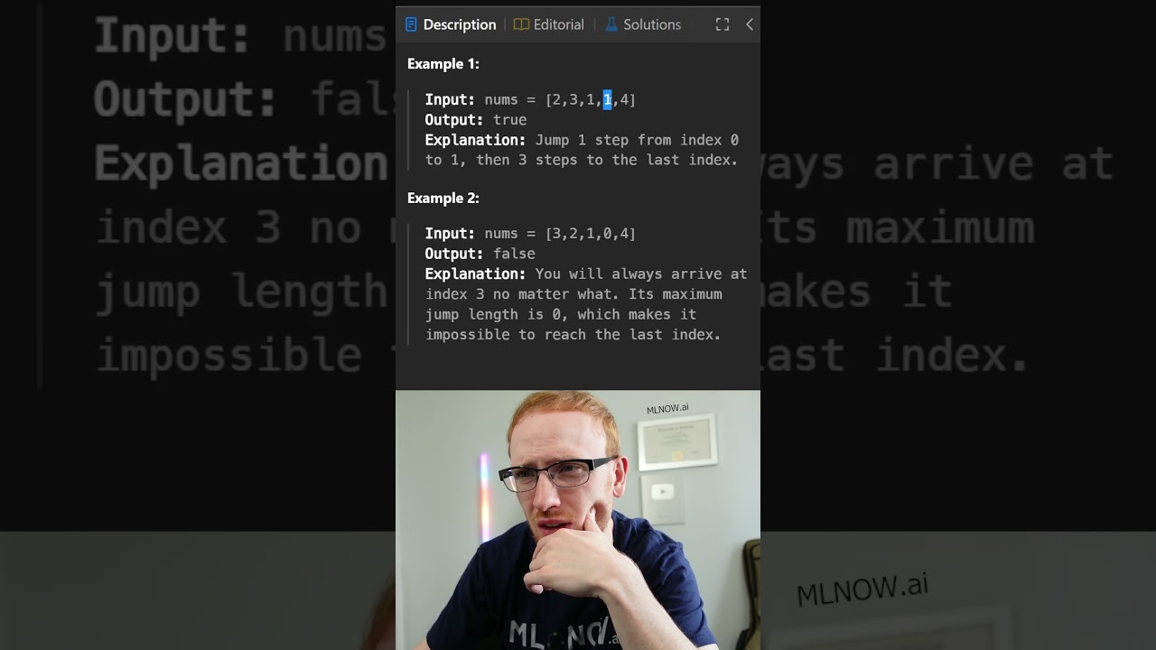 Greedy Algorithm - Jump Game - Leetcode 55