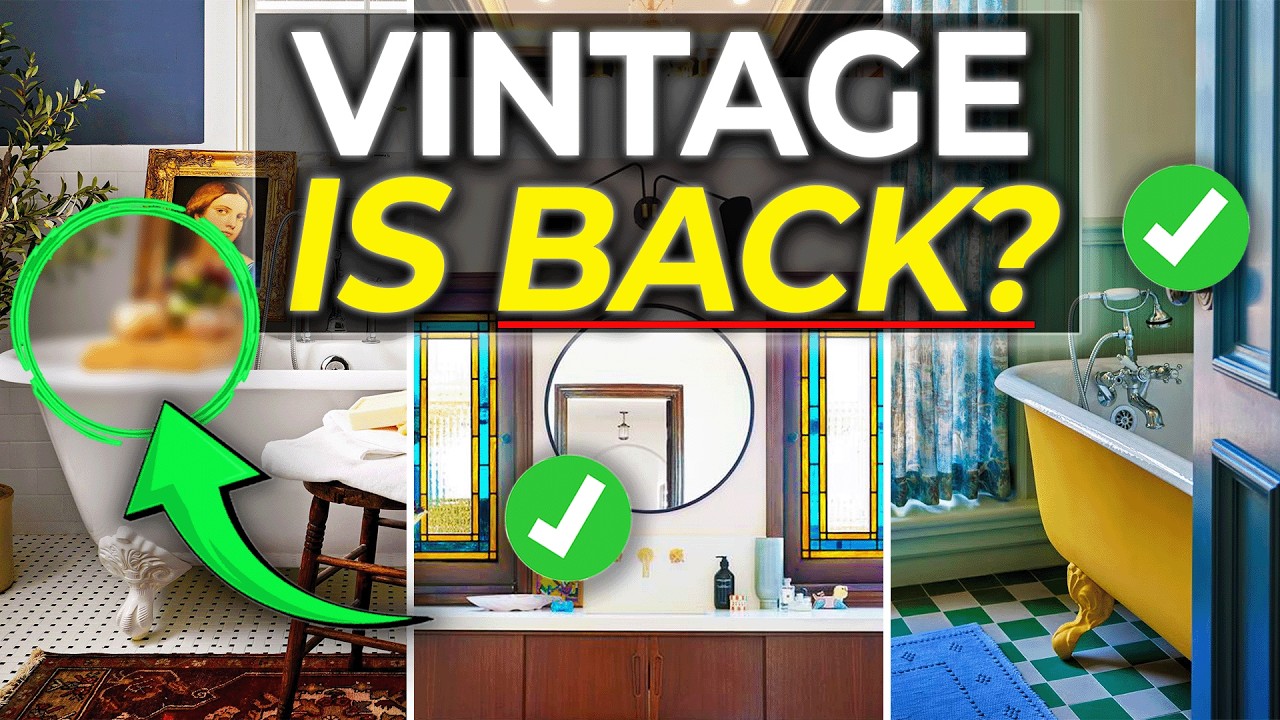 5 Old-School Bathroom Ideas You’ll See Everywhere in 2026