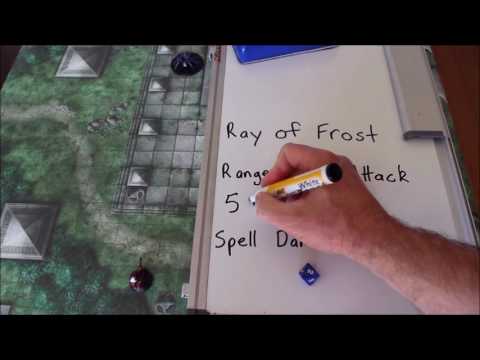 D&D Spell (5e): Ray of Frost.