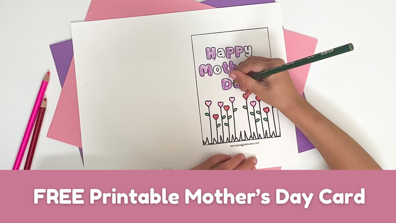 FREE Printable Mother's Day Card