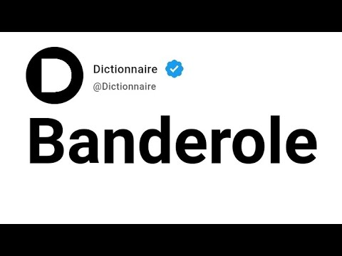 Banderole Signification En Français
