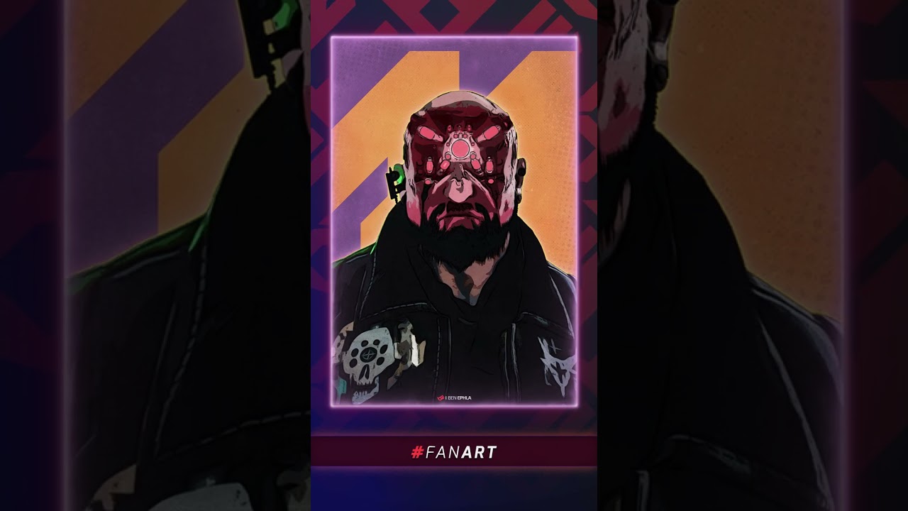 CYBERPUNK 2077 - Royce Fan Art | by Ben Ephla | #shorts