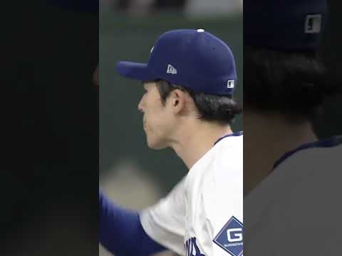 Roki Sasaki's FIRST MLB STRIKEOUT 🇯🇵🔥 #mlb #baseball #dodgers