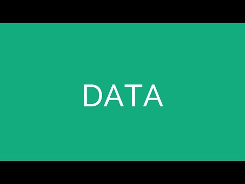 How To Pronounce Data In American Accent