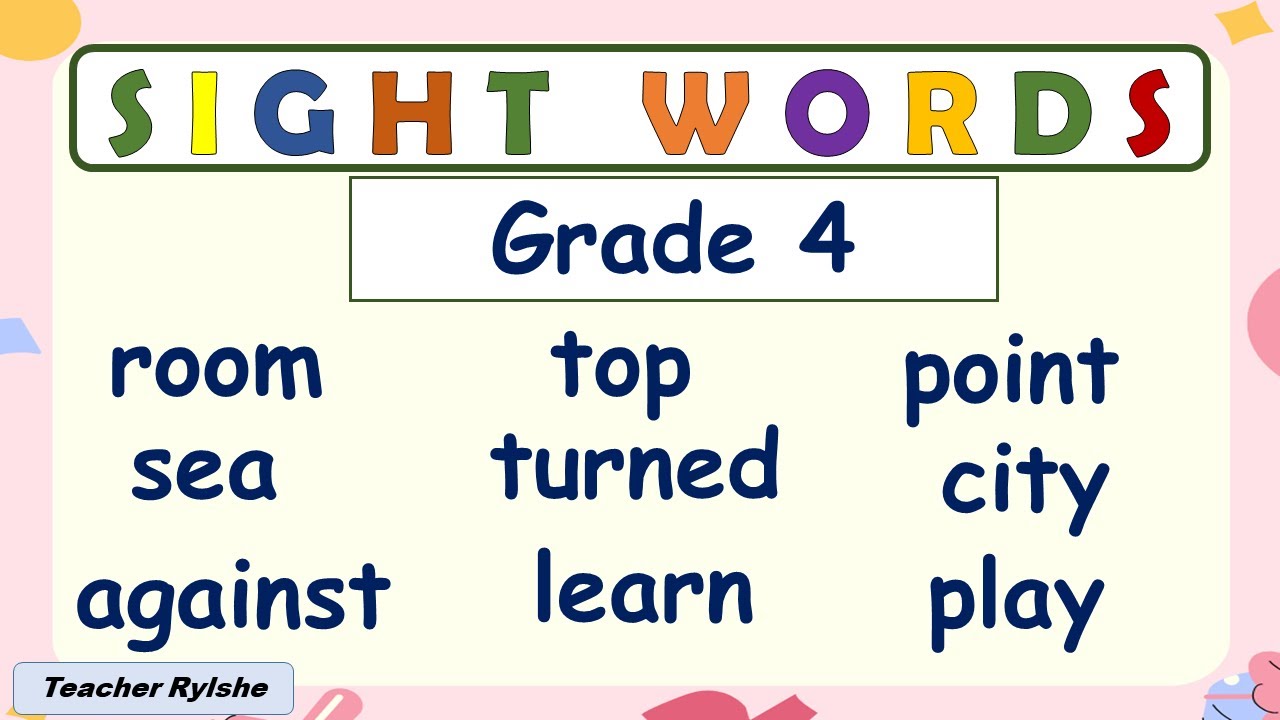 ENGLISH READING PRACTICE FOR GRADE 4 | NEW BASIC SIGHT WORD PRACTICE FOR GRADE 4 | NRP