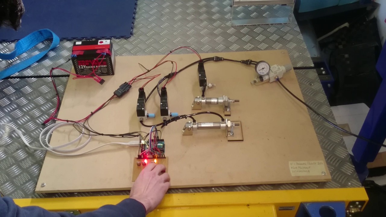 Pneumatic Paddle Shift demo