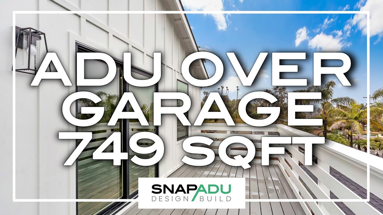 ADU Over Garage Video Tour - 749 sqft ADU - Carriage House