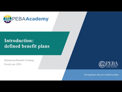 FY2026 Retirement Benefits Training | full presentation