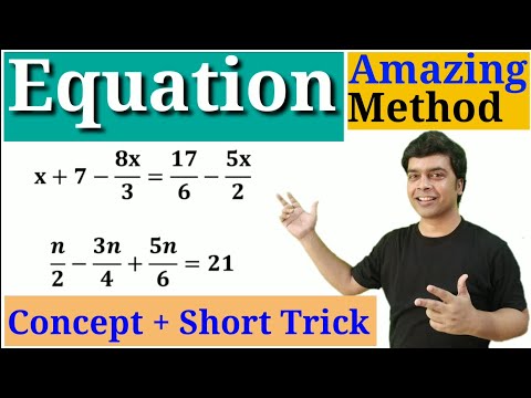 Shortcut Tricks: Linear Equations in One Variable Video Lecture - Mathematics (Maths) Class 8