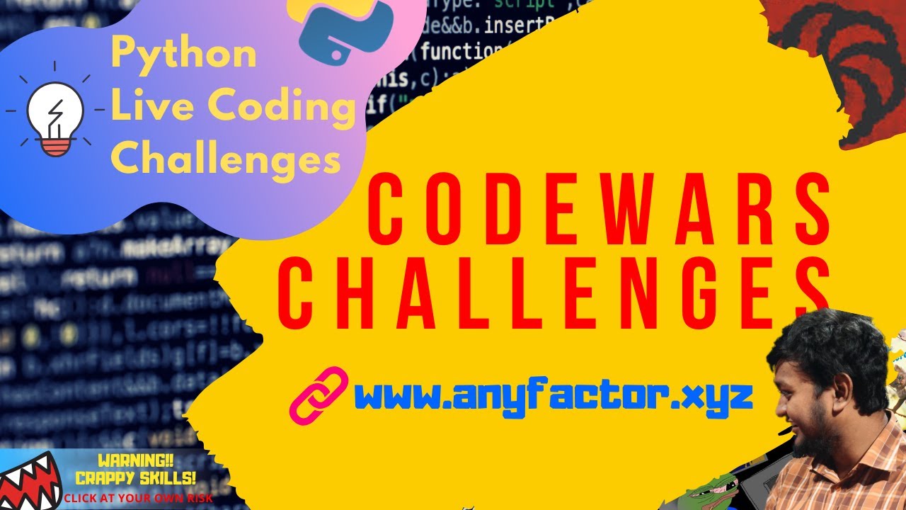Codewars Challenges. Live Python Problem Solving.