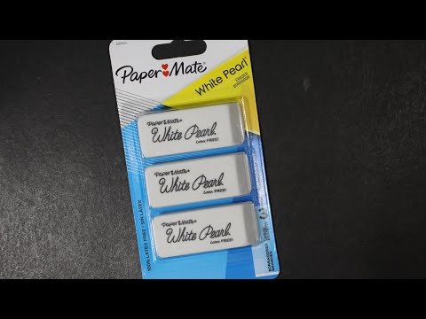 White Pearl Pencil Eraser Review - the "other" Pearl eraser...is it any different?