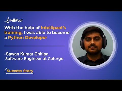 Learn Intellipaat Reviews Python Course | Career Transition | Database To Python Developer Sawan ...