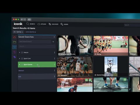 iconik | Group Saved Searches