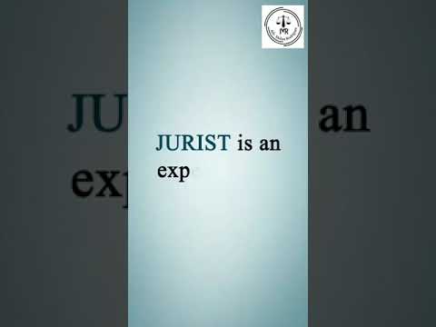 Meaning of the term Jurist | Adv Melisa Rodrigues