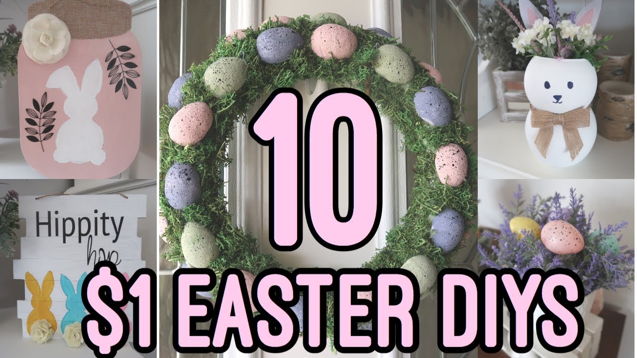 10 Dollar Tree Easter DIYs 2020